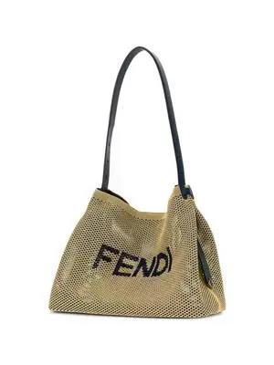 Fendi Logo-embroidered Shoulder Bag