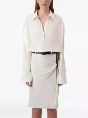 Coperni Belted Draped Dress