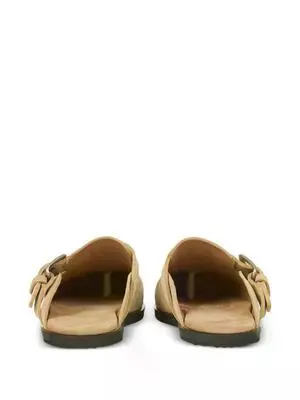 MAISON MARGIELA Suede Tabi Buckle Mules