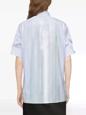 MAISON MARGIELA Striped Wing-collar Shirt