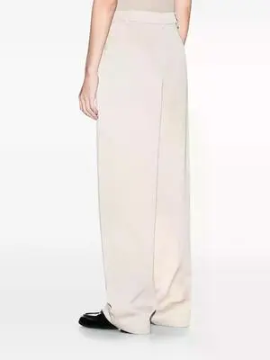 Armani Exchange Beige Wide Leg Trousers