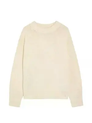 REFORMATION Cove Ribbed-knit Crewneck Sweater