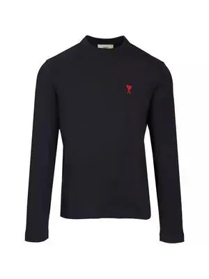 AMI Paris De Cœur Long-sleeve T-shirt - Blue