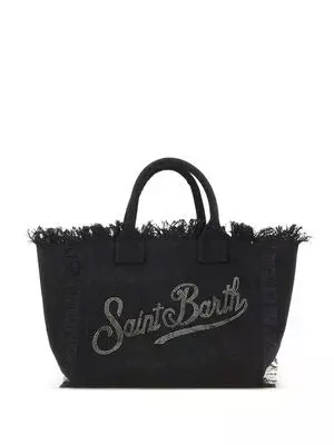 MC2 SAINT BARTH Embellished Tote Bag - Black