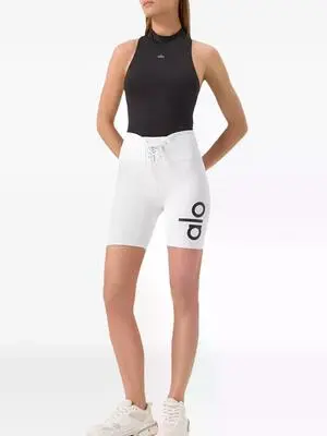 Alo Yoga Lace-up Biker Shorts