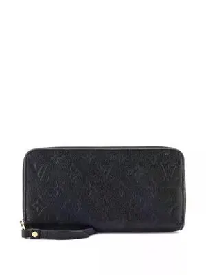LOUIS VUITTON Zippy Wallet Monogram Empreinte Leather Small Wallets