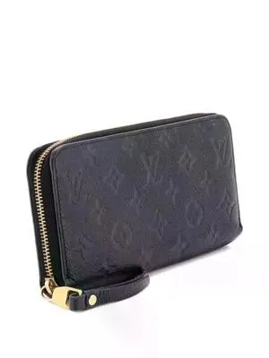LOUIS VUITTON Zippy Wallet Monogram Empreinte Leather Small Wallets