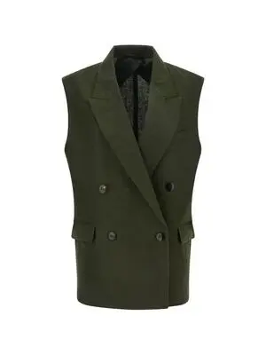 Max Mara Aia Double-breasted Waistcoat