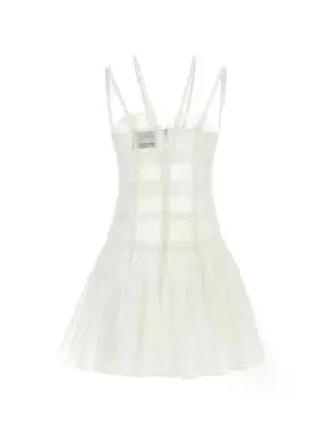 GIOVANNI BEDIN Lace Bustier Mini Dress