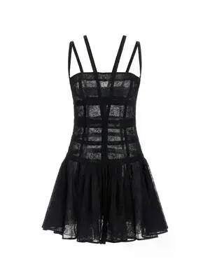 GIOVANNI BEDIN Lace Bustier Mini Dress