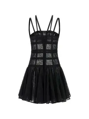 GIOVANNI BEDIN Lace Bustier Mini Dress