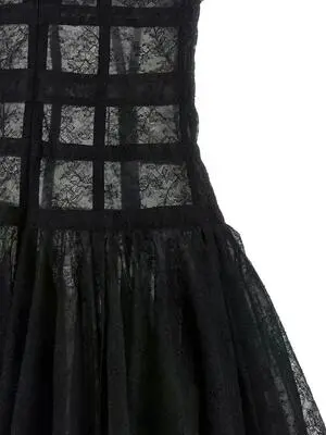 GIOVANNI BEDIN Lace Bustier Mini Dress