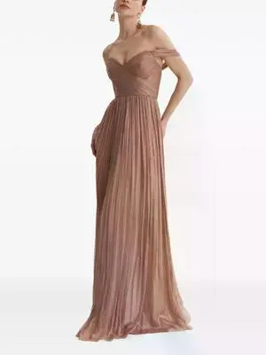 FRAMBOISE Vaasa Off-shoulder Maxi Dress