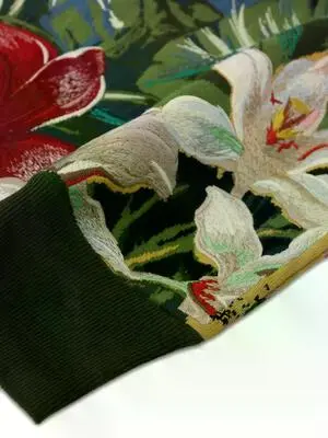 Dolce & Gabbana Embroidered Tropical-pattern Sweater