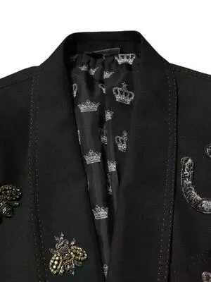 Dolce & Gabbana Embellished Shawl-lapel Blazer