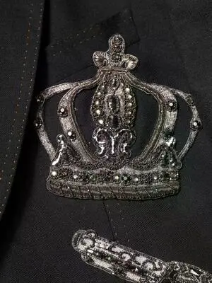 Dolce & Gabbana Embellished Shawl-lapel Blazer
