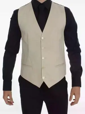 Dolce & Gabbana V-neck Button-up Vest
