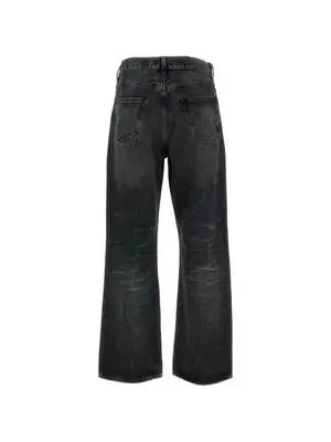 SUNFLOWER Kick-flare Raw-denim Jeans