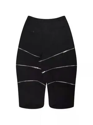 Comme Des Garçons Zipper-detail Wide-leg Trousers