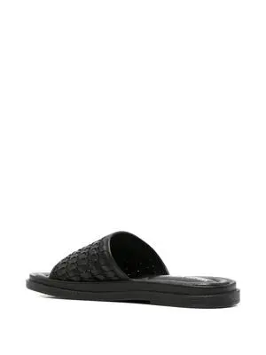 SERGIO MORETTI FIRENZE Woven Strap Slides