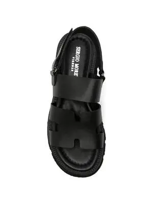 SERGIO MORETTI FIRENZE Touch-strap Chunky-sole Sandals