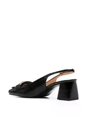 SERGIO MORETTI FIRENZE Slingback Pumps With Buckle Detail