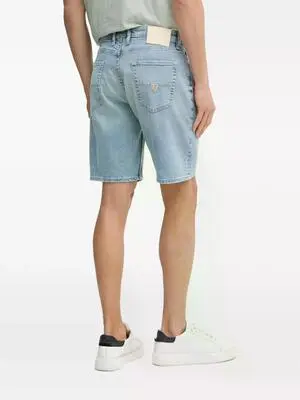 Guess Logo Patch Denim Shorts