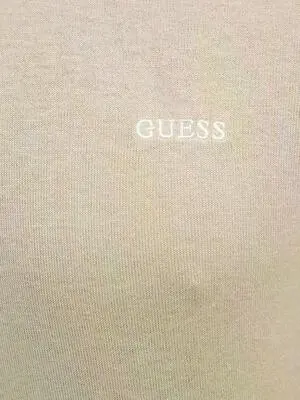 Guess Logo Embroidered Short-sleeve Sweater