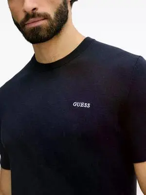 Guess Logo-embroidered Short-sleeve T-shirt