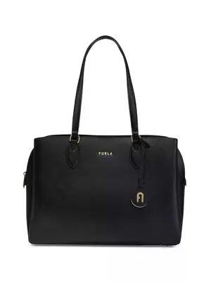 Furla Minerva Arch-logo Tote Bag - Black