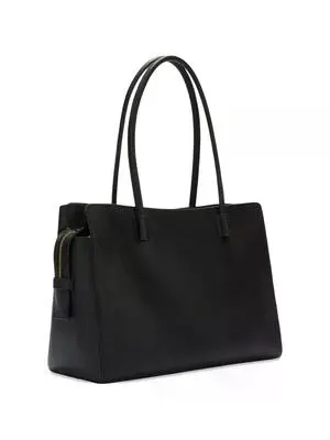 Furla Eris Leather Tote Bag - Black