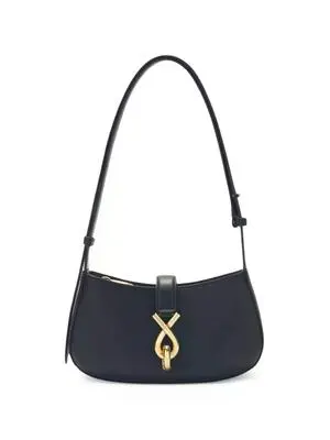 Furla Mianova Leather Shoulder Bag - Blue