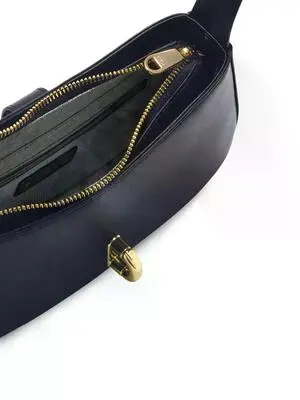 Furla Mianova Leather Shoulder Bag - Blue
