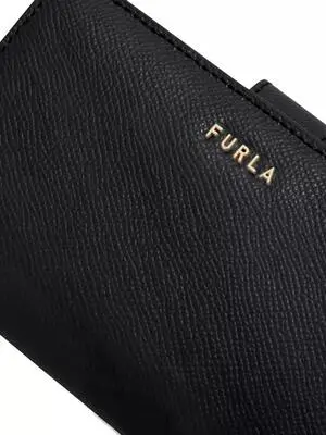 Furla Medium Classic Compact Logo-plaque Leather Wallet