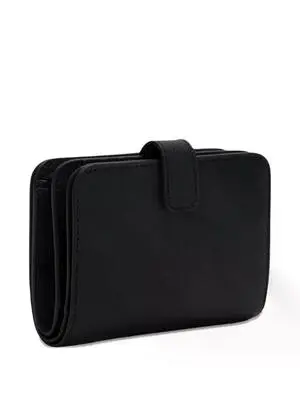 Furla Small Classic Compact Leather Wallet - Black