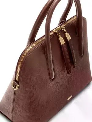 Furla S Atmosfera Dome Leather Tote Bag