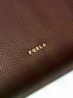 Furla S Atmosfera Dome Leather Tote Bag
