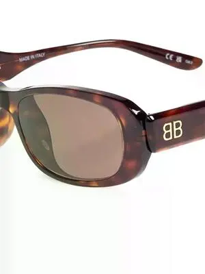 Balenciaga Tortoiseshell-effect Bb Sunglasses