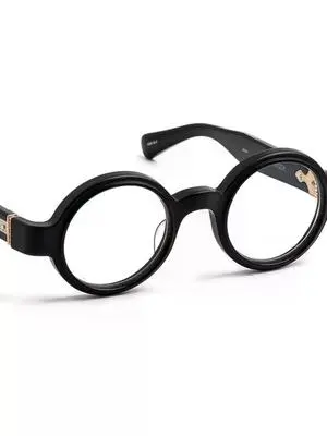 Matsuda Engraved Arm Round Frame Glasses