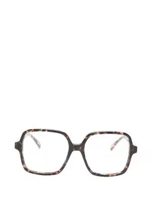 Zadig&Voltaire Logo-plaque Square-frame Glasses