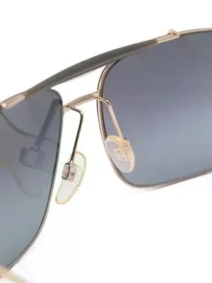 Tommy Hilfiger Double-bridge Rectangle-frame Sunglasses