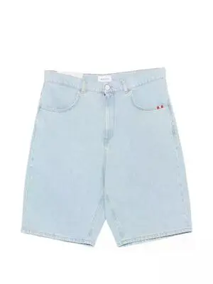 AMISH SUPPLIES Faded Effect Denim Shorts