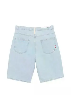 AMISH SUPPLIES Faded Effect Denim Shorts