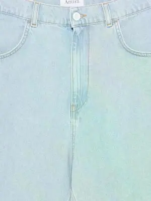 AMISH SUPPLIES Faded Effect Denim Shorts
