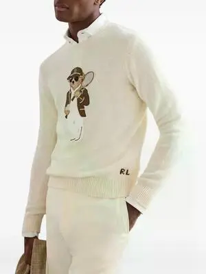 Ralph Lauren Purple Label Polo Bear Cashmere Sweater