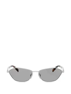Prada Geometric-frame Sunglasses - Silver
