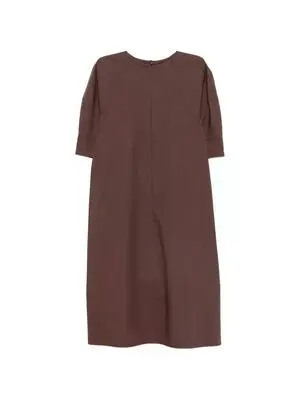 Antonelli Firenze Pleated Detail Short Sleeve Dress