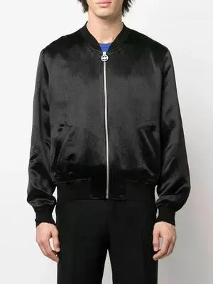 LANVIN Embellished Logo Bomber Jacket