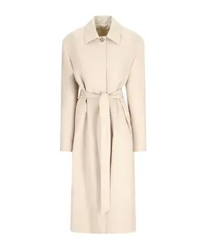 Magda Butrym Belted Cotton Coat