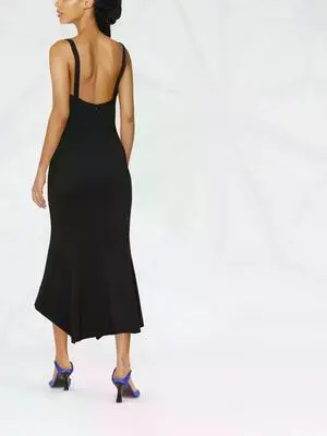 Alexandre Vauthier Wool-silk Blend Flared Hem Dress